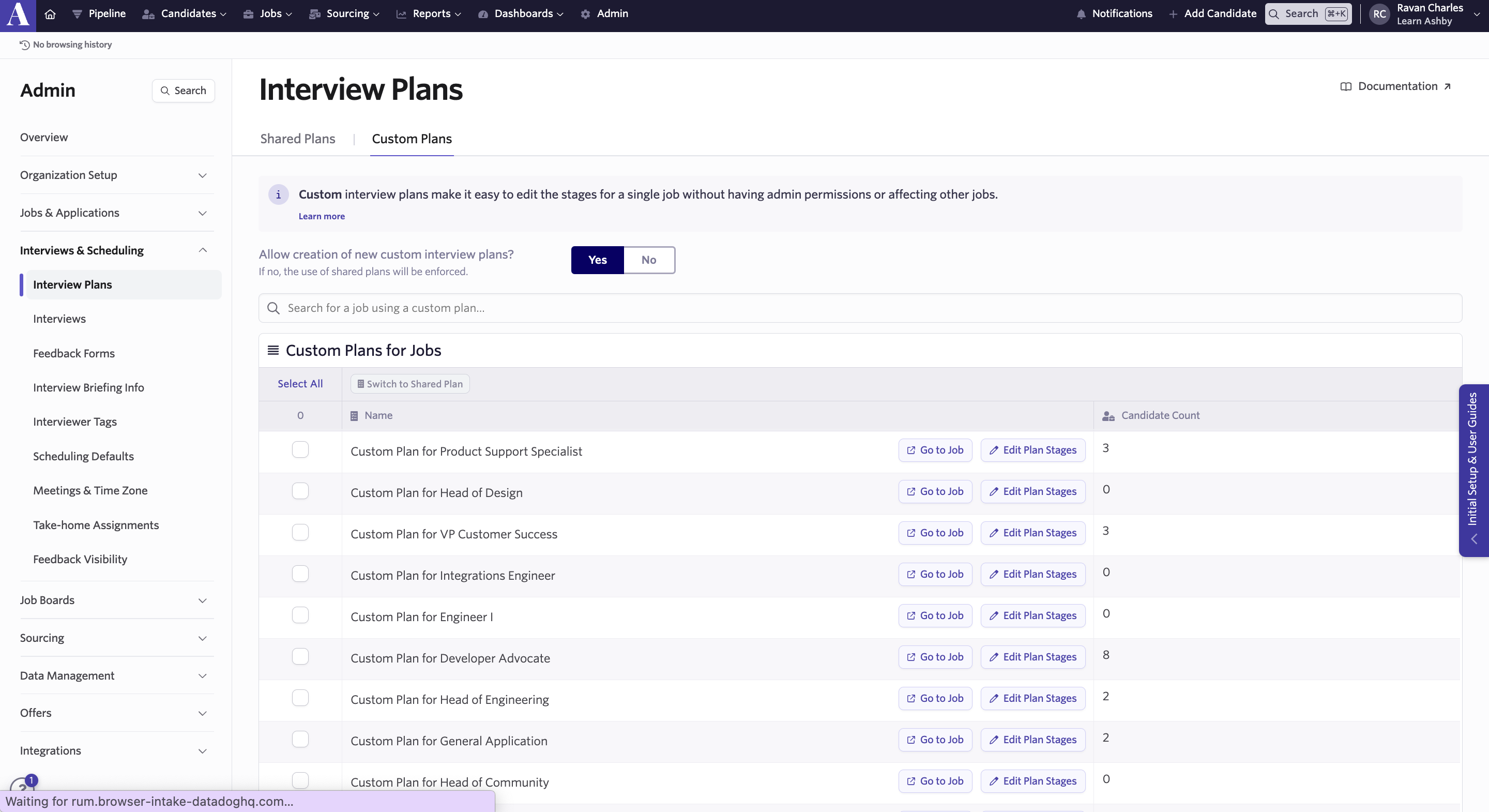 Interview Plans | Notion