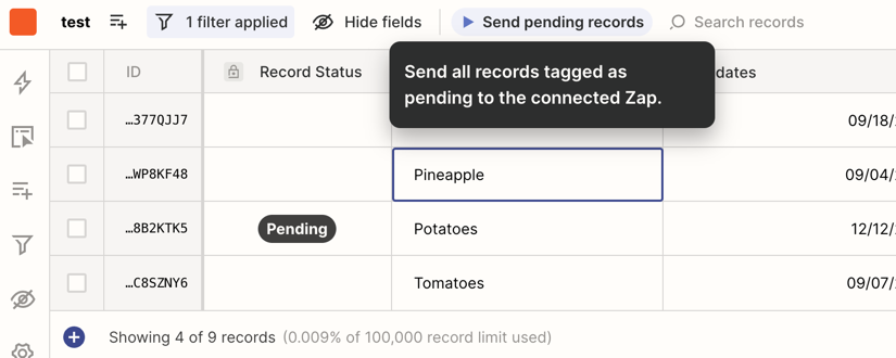 Trigger and continue Zaps from records – Zapier