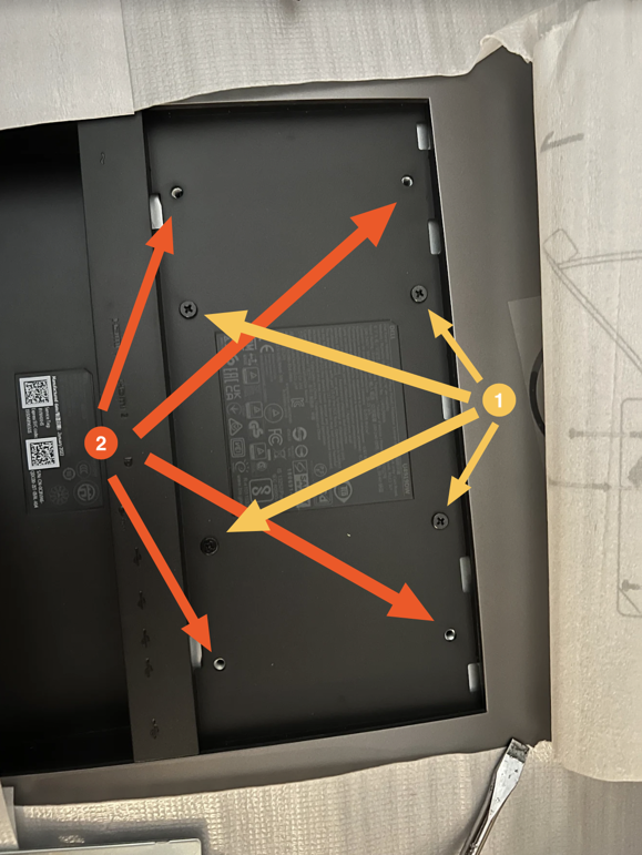 Does 100m x 100m VESA Mount Arm work for DELL U4919DW : r/Dell