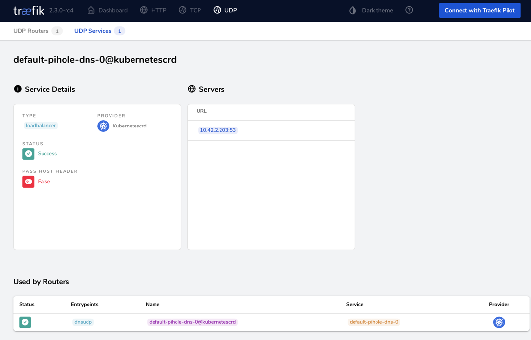 IngressRouteUDP not creating endpoints · Issue #7228 · traefik/traefik · GitHub