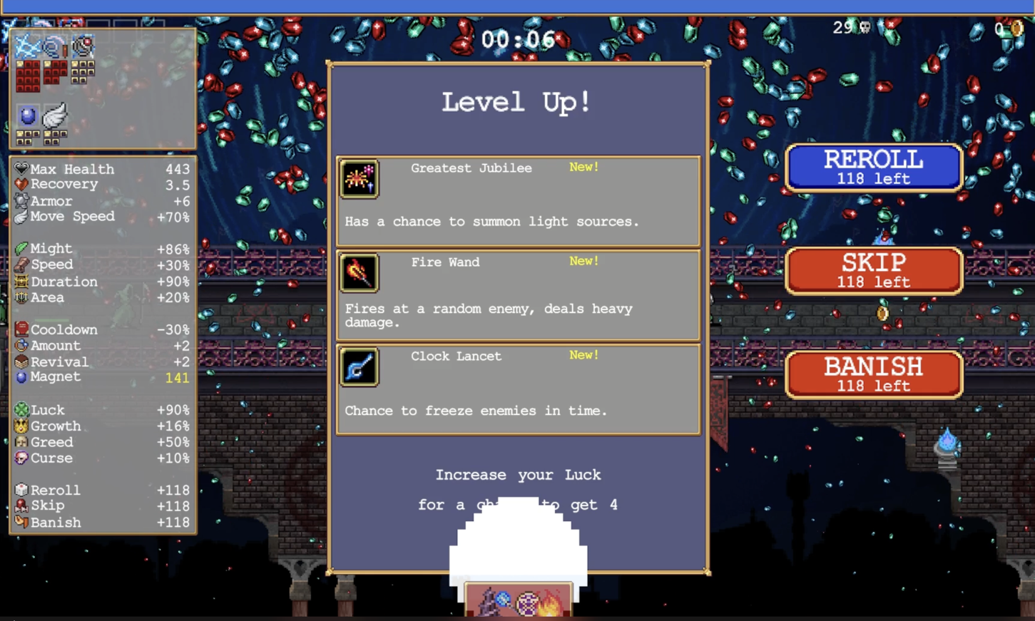 Vampire Survivors - Freezing after Whiteout Update?