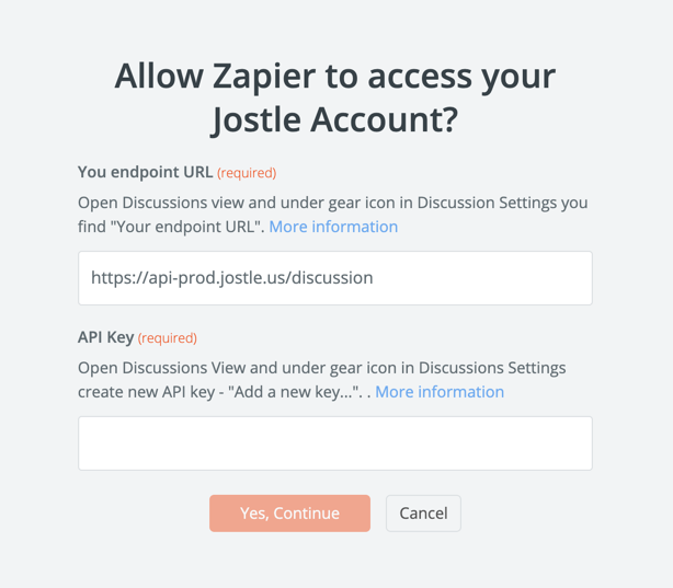 How to Get Started with Jostle on Zapier | Jostle | Help & Support | Zapier