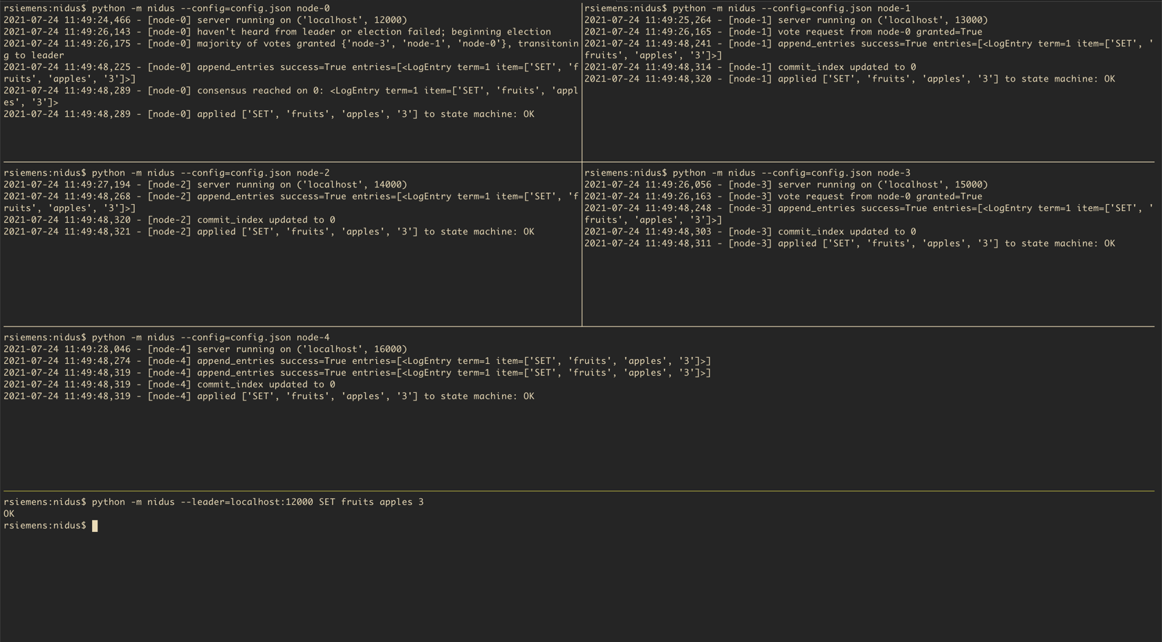 GitHub - rsiemens/nidus: A distributed, durable, fault-tolerant, key ...