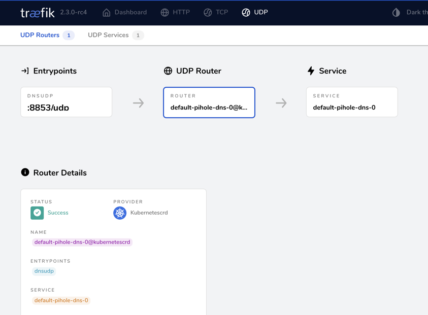 IngressRouteUDP not creating endpoints · Issue #7228 · traefik/traefik · GitHub