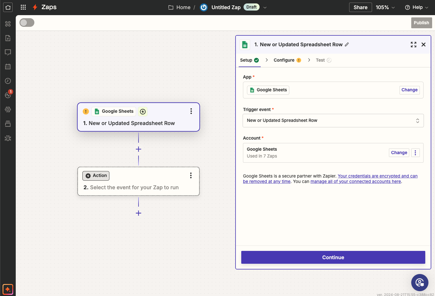 Set up your Zap trigger – Zapier
